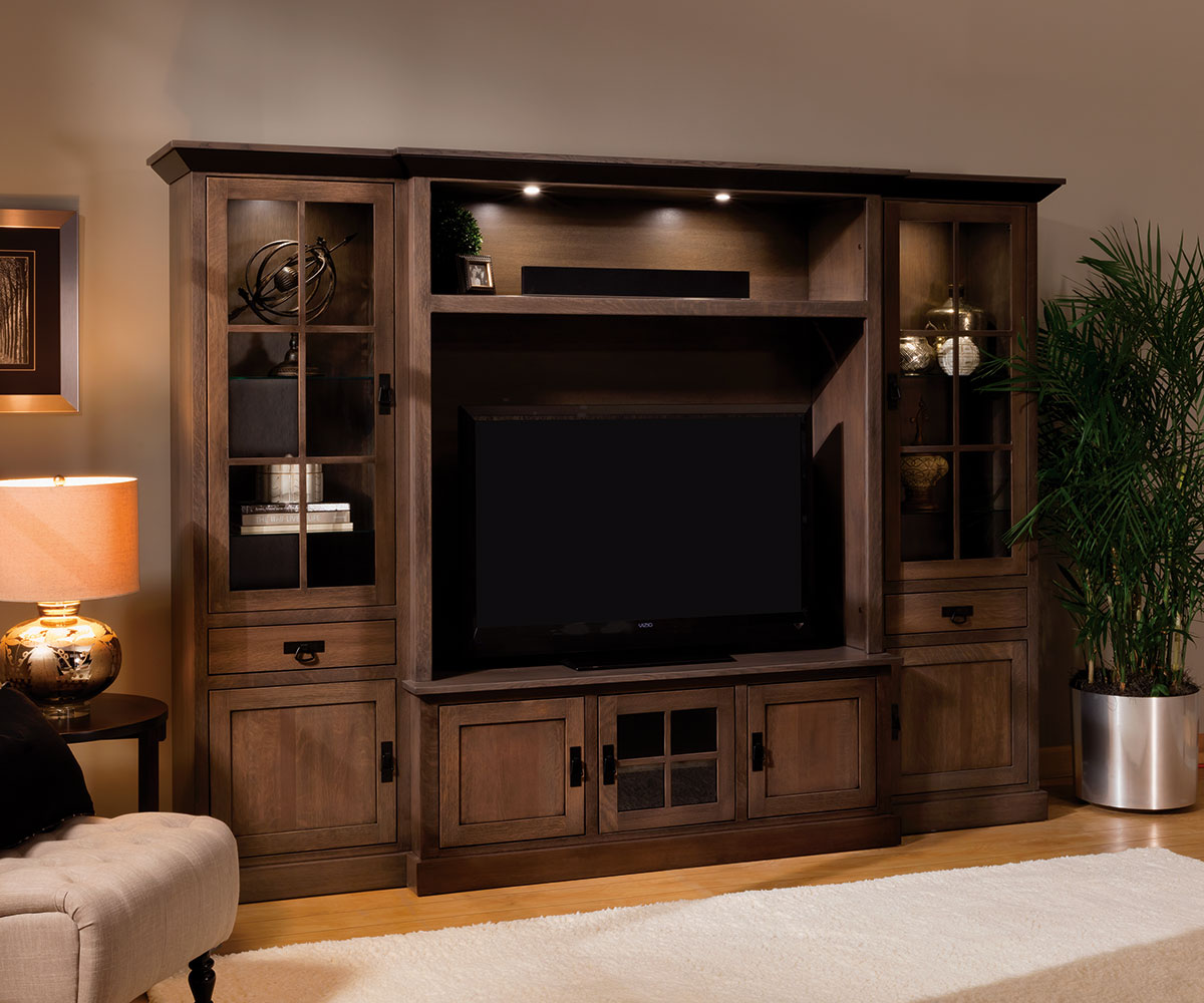 Amish Made Entertainment Centers - Schwartz Creations