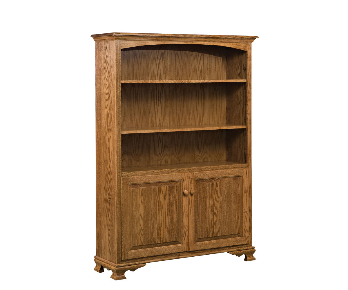 Amish Made Heritage Bookcase with Doors - 48"W - Schwartz Creations ...